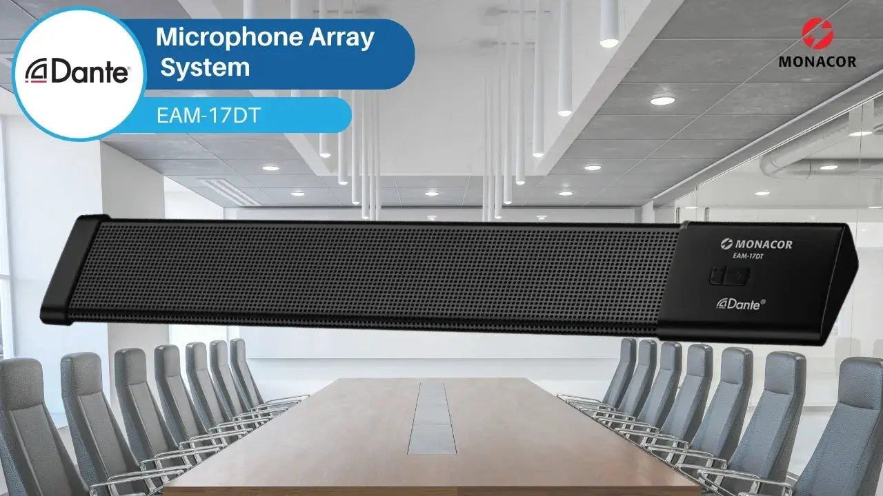 EAM-17DT Dante Microphone Array System - Now Shipping – Epic Audio Ltd