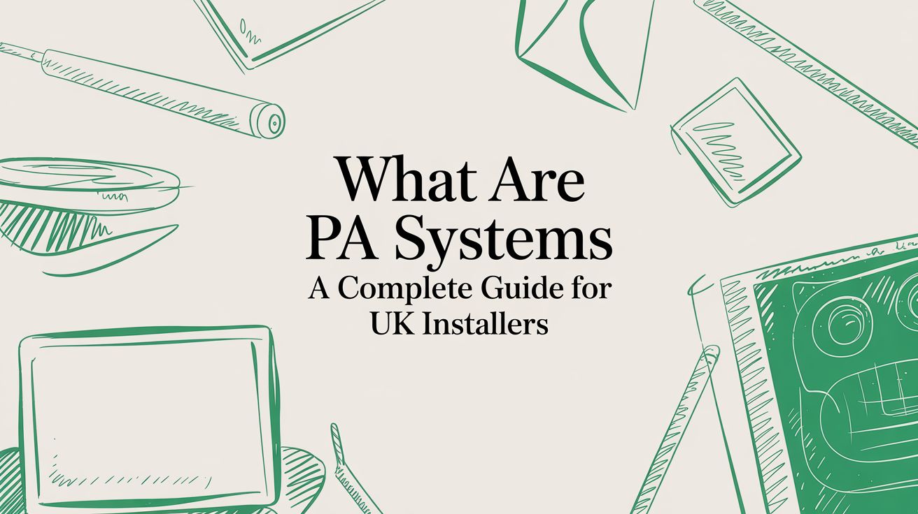 What Are PA Systems A Complete Guide for UK Installers – Epic Audio Ltd